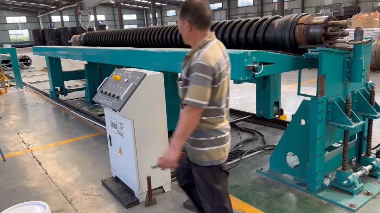 DN200-1200 HDPE spiral winding pipe extrusion machines - Beisu Machinery
